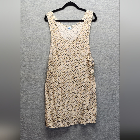 ship n shore | Dresses | 9s Ship N Shore Floral Overall Midi Dress ...